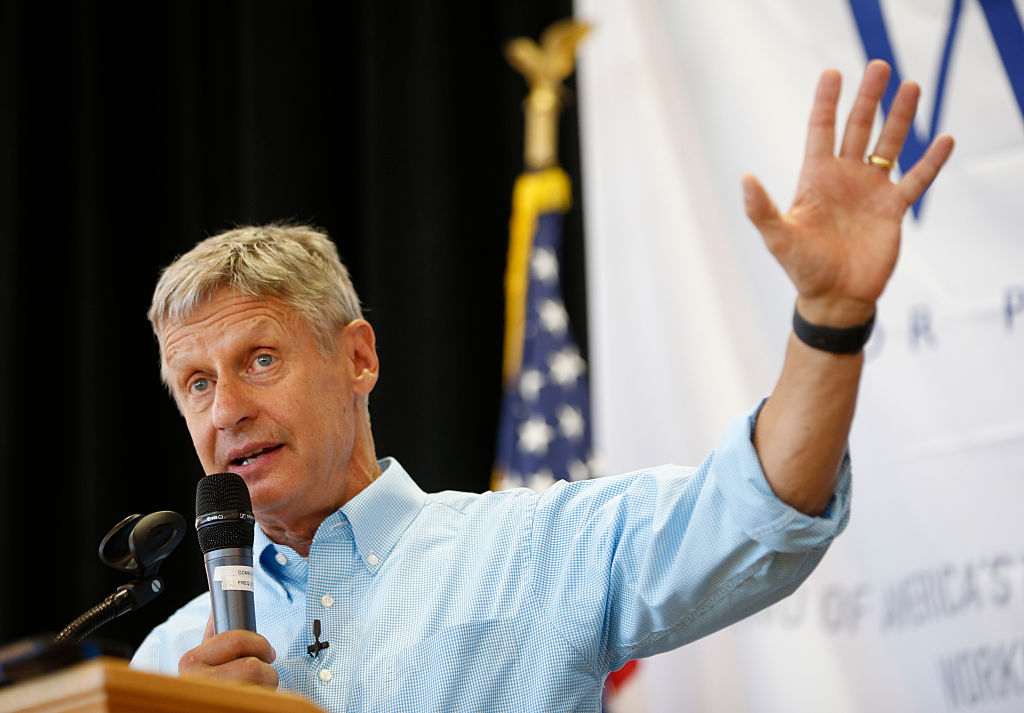 gary johnson aleppo