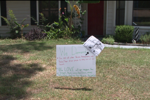 Mandarin mom counters hate flyers with love poster | firstcoastnews.com