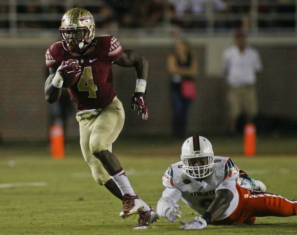 Cook runs for 222 yards, No. 12 Florida State beats Miami ...