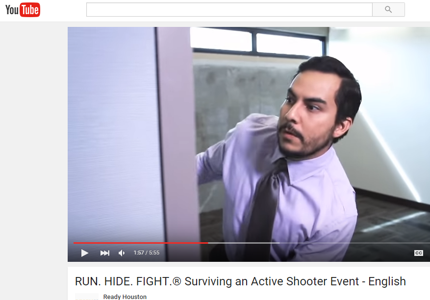 Video: Run, Hide, Fight to survive active shooter event ...