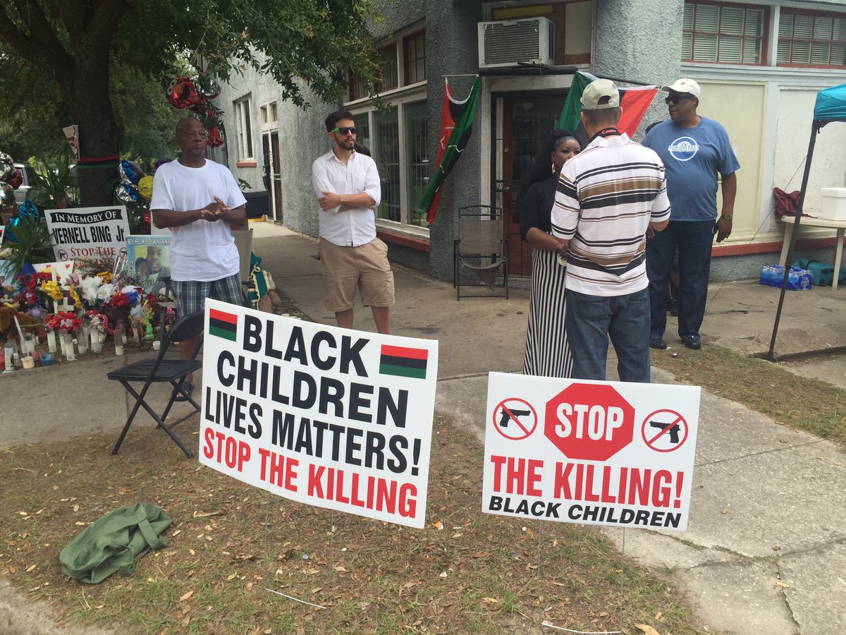 Dozens rally for Vernell Bing Jr. and social injustice | firstcoastnews.com