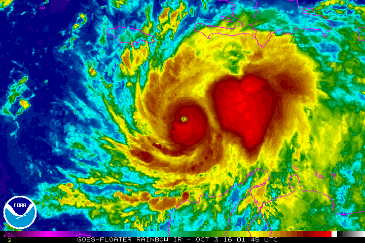 New track has Hurricane Matthew 50 miles off Florida Coast by Friday ...