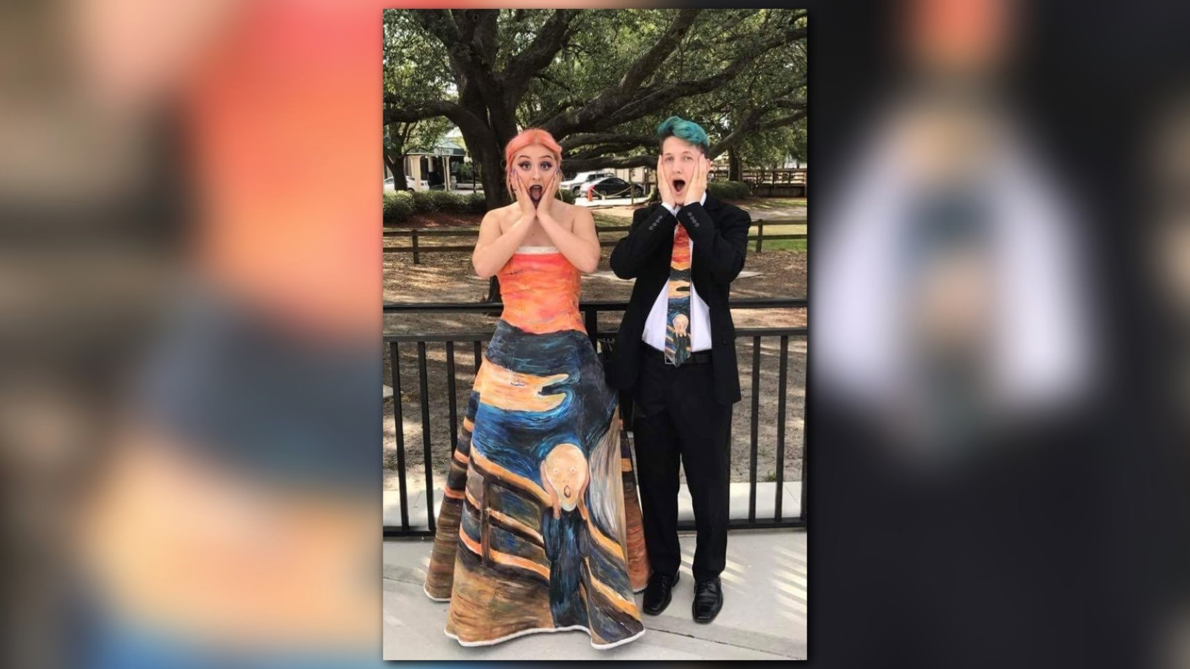 Teen Gets Creative with Self-Painted Prom Dress | wltx.com