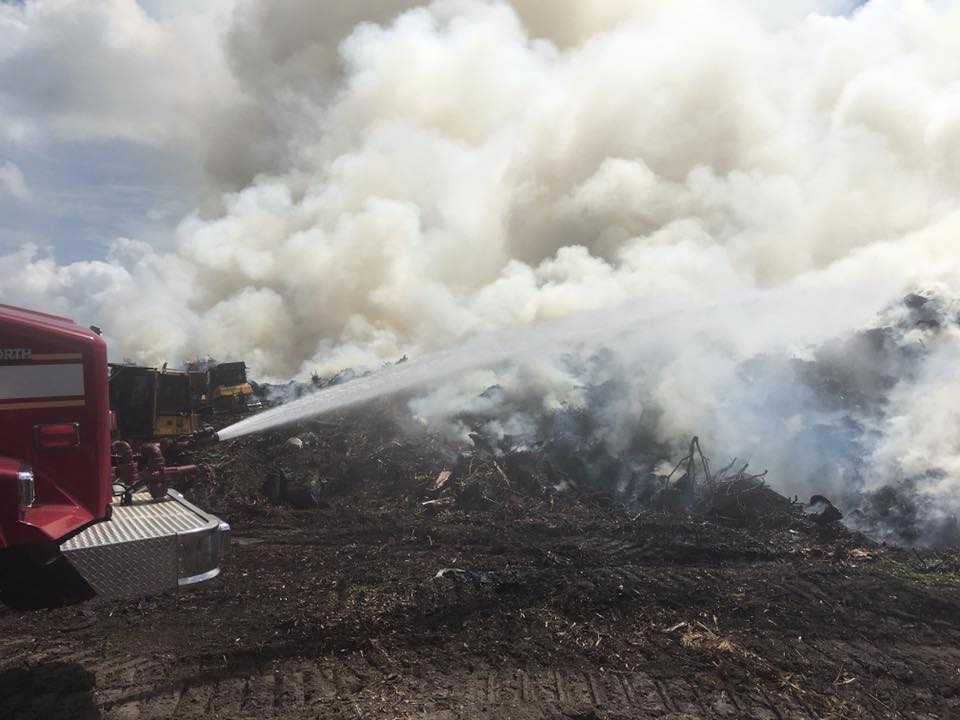 Crews battle mulch fire in St. Augustine | firstcoastnews.com